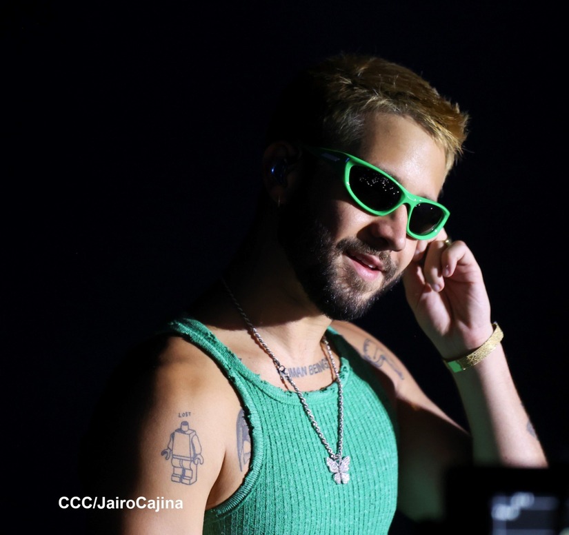 Mora conquistó a la juventud nicaragüense con un concierto sensacional