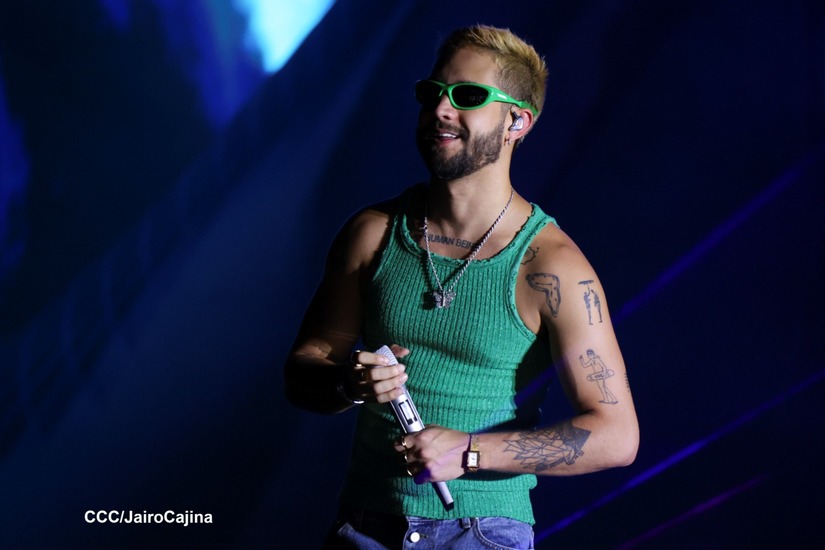 Mora conquistó a la juventud nicaragüense con un concierto sensacional