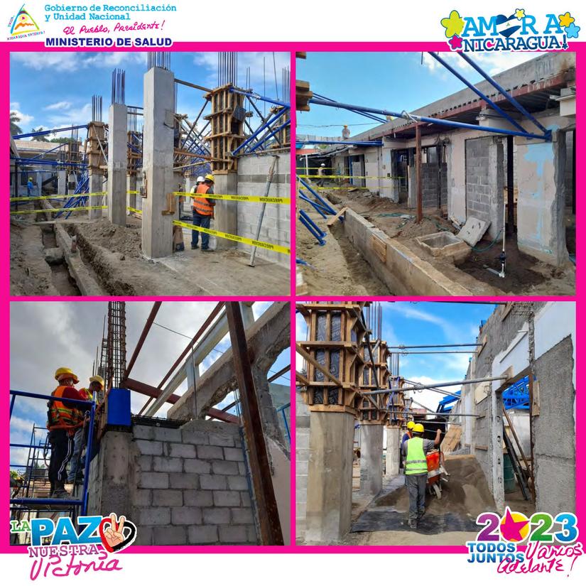 Avanza la construcción del área de Emergencia del Hospital Carlos Marx ...