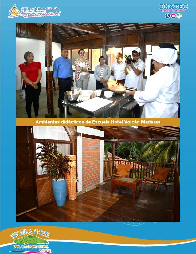 (+FOTOS): Inatec inaugura Escuela Hotel Volcán Maderas