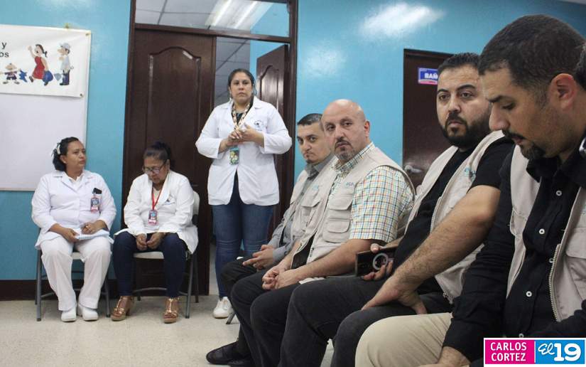 Médicos palestinos visitan Hospital Primario Yolanda Mayorga de Tipitapa