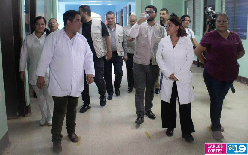 Médicos palestinos visitan Hospital Primario Yolanda Mayorga de Tipitapa