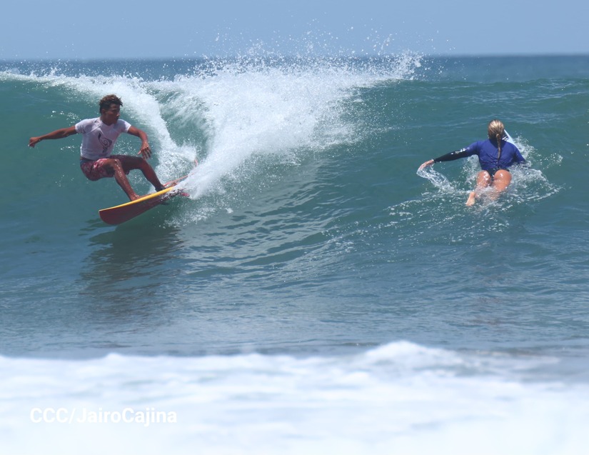 Los Resano dominan Torneo Nacional de Surf de Nicaragua en Tola, Rivas