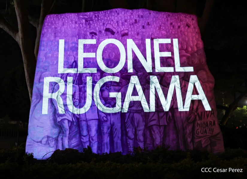 Proyectan Video Maping Digital sobre la vida y obra del Poeta Leonel Rugama