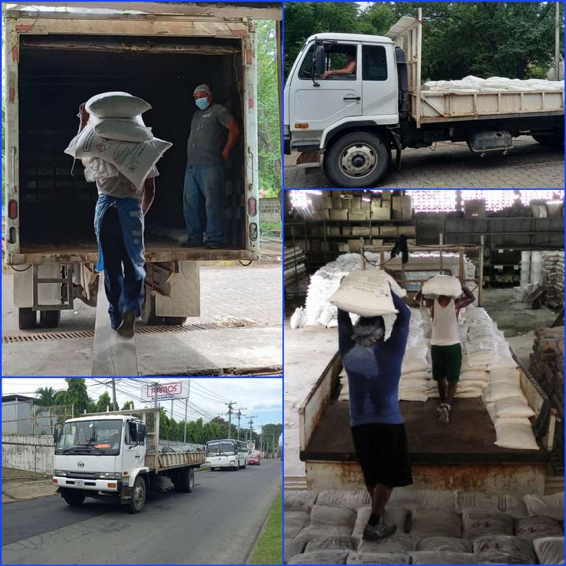 Enacal inicia la distribución de 500 toneladas de productos para la ...