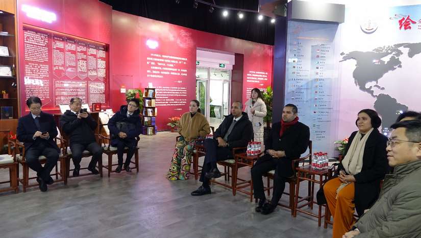 Misión Diplomática de Nicaragua en China visita el Taller Luban de la histórica ciudad de Tianjin