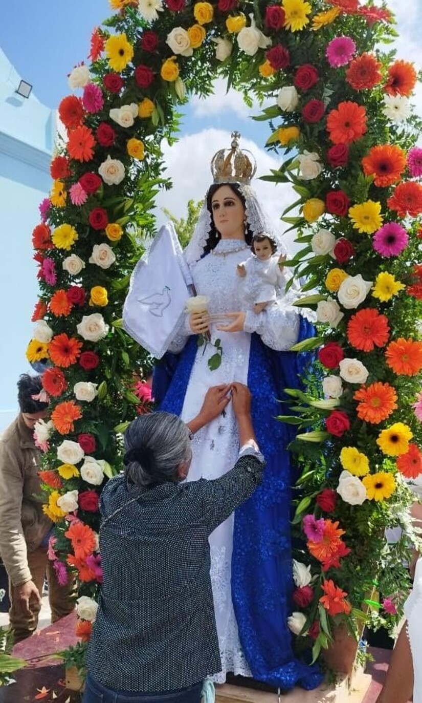 Celebran a la Patrona “Nuestra Señora de la Paz” en Carazo