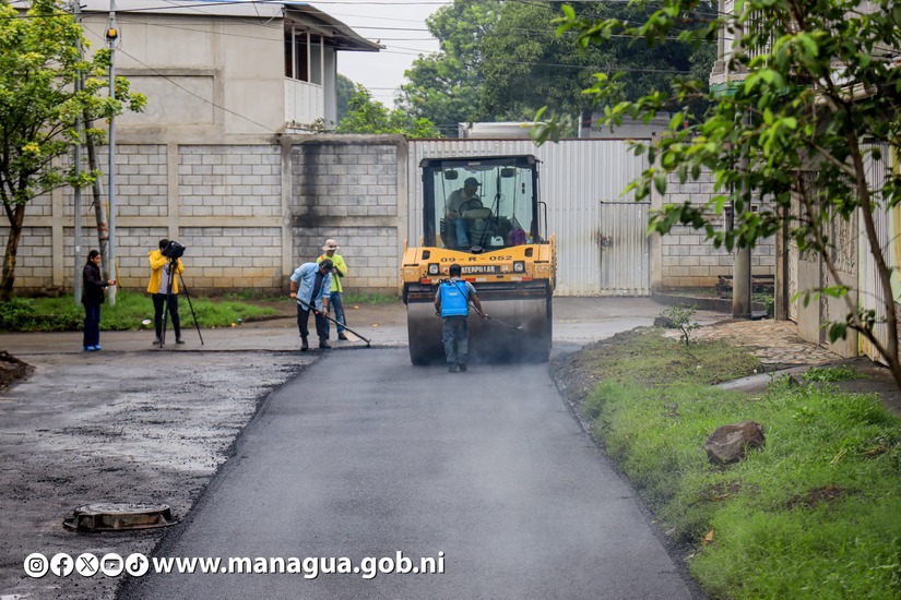 Alcaldía de Managua supervisa avance de construcción de calles en el ...