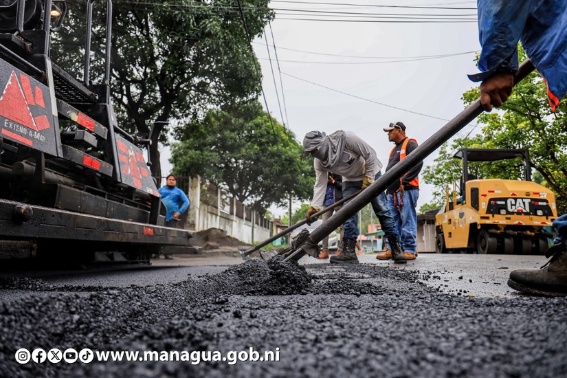 Alcaldía de Managua supervisa avance de construcción de calles en el ...