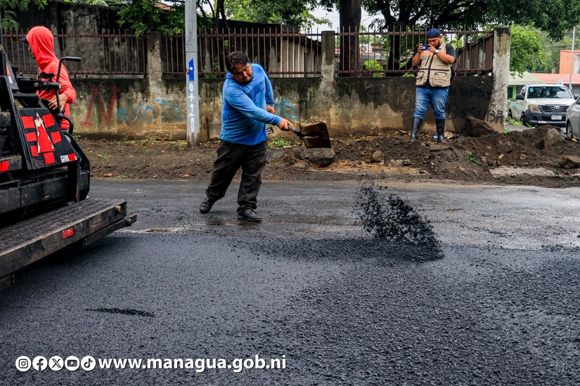 Alcaldía de Managua supervisa avance de construcción de calles en el ...