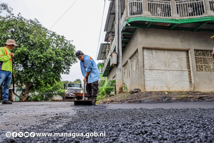 Alcaldía de Managua supervisa avance de construcción de calles en el ...