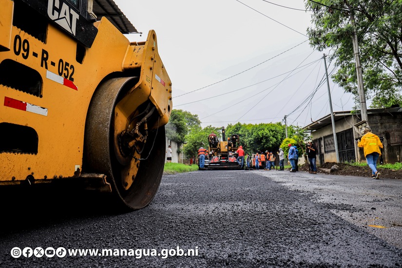 Alcaldía de Managua supervisa avance de construcción de calles en el ...