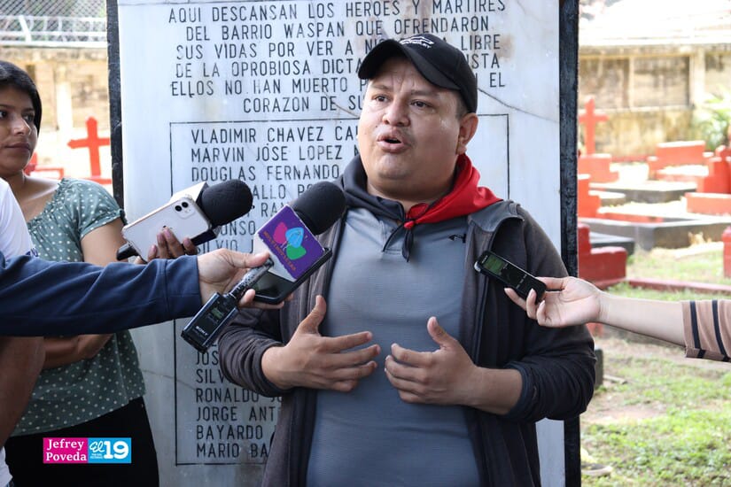 Juventud Sandinista honra a héroes y mártires de Waspán Sur con ...