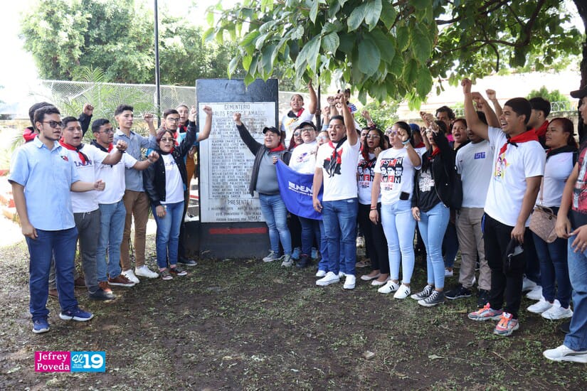Juventud Sandinista honra a héroes y mártires de Waspán Sur con ...