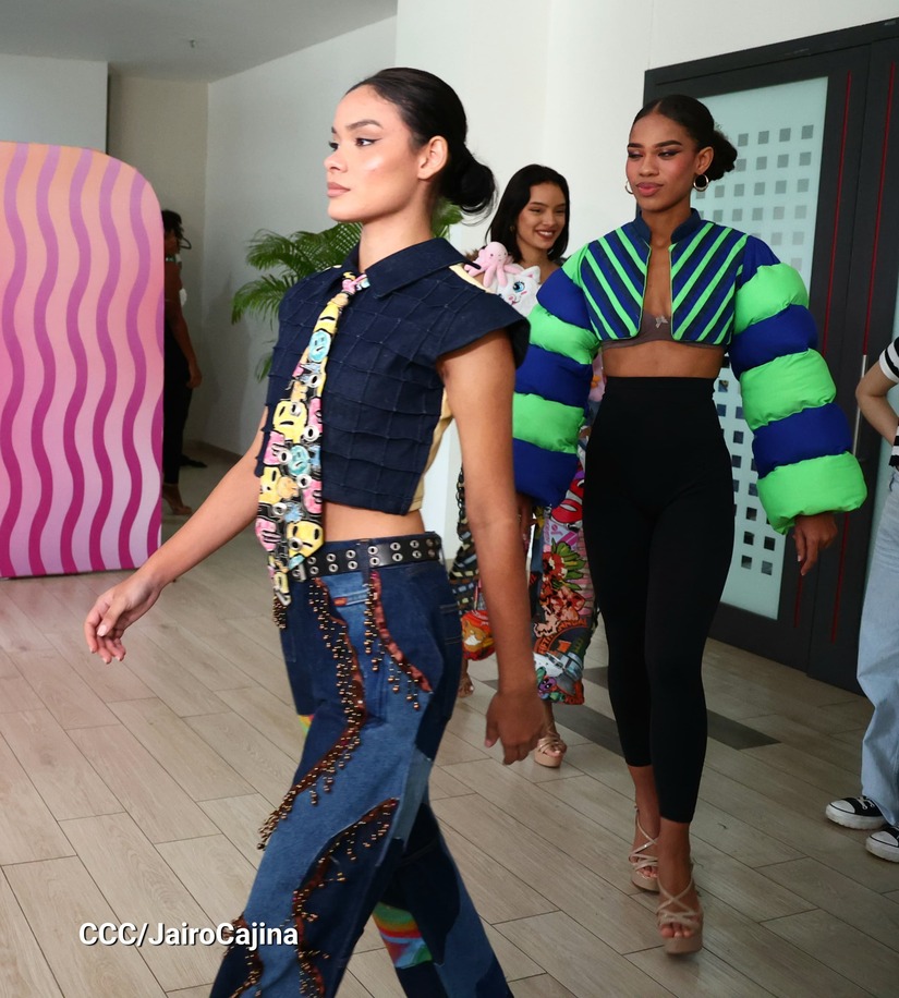 Modelos realizan tallaje de vestuario rumbo a Nicaragua Diseña 2024