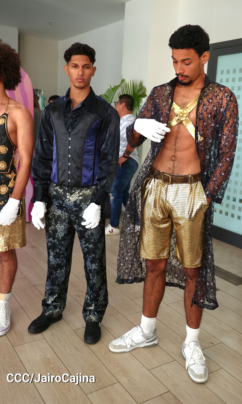 Modelos realizan tallaje de vestuario rumbo a Nicaragua Diseña 2024