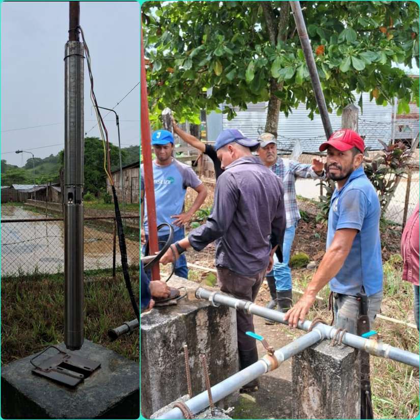 Enacal rehabilita equipo de bombeo de agua en El Jicarito, Chontales