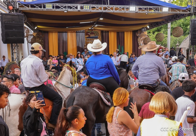 Espectacular desfile hípico en Granada