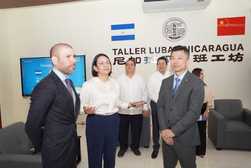 Inauguran Taller Luban en Nicaragua, un centro de capacitación tecnológica de última generación