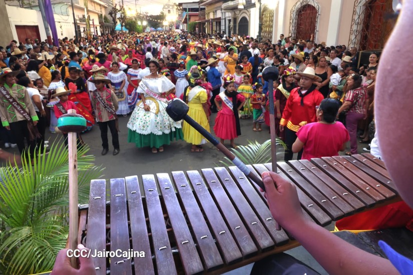 Masaya festeja la cuarta edición del Baile de Marimba más Grande de ...