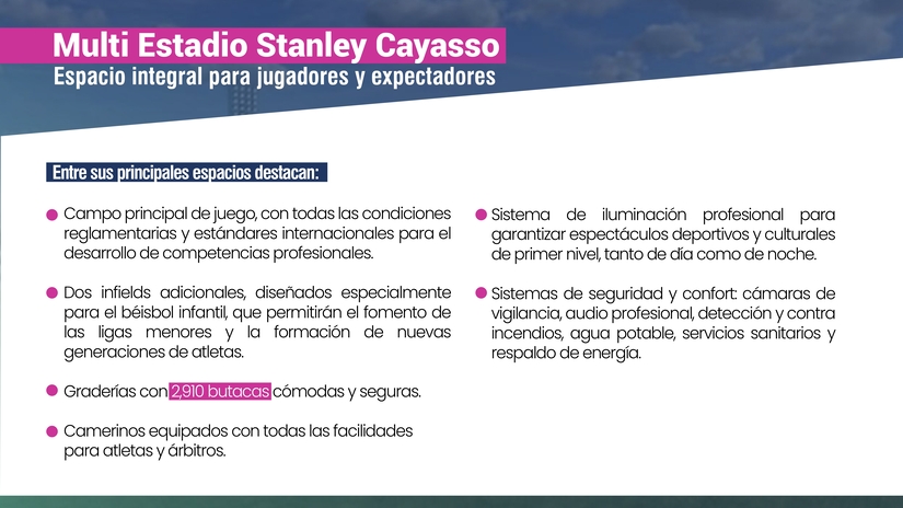 Multi Estadio Stanley Cayasso marcará un hito en la infraestructura ...