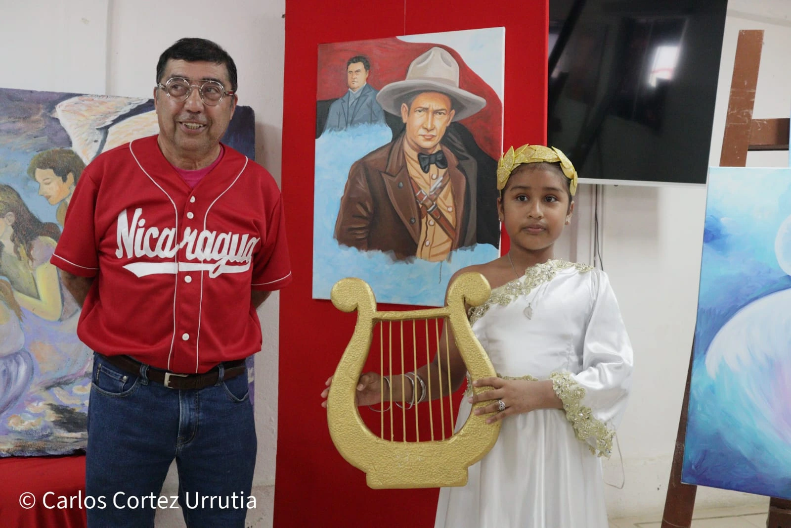 Pintura, danza, musas y poesía en homenaje a Rubén Darío y Arnoldo Guillén