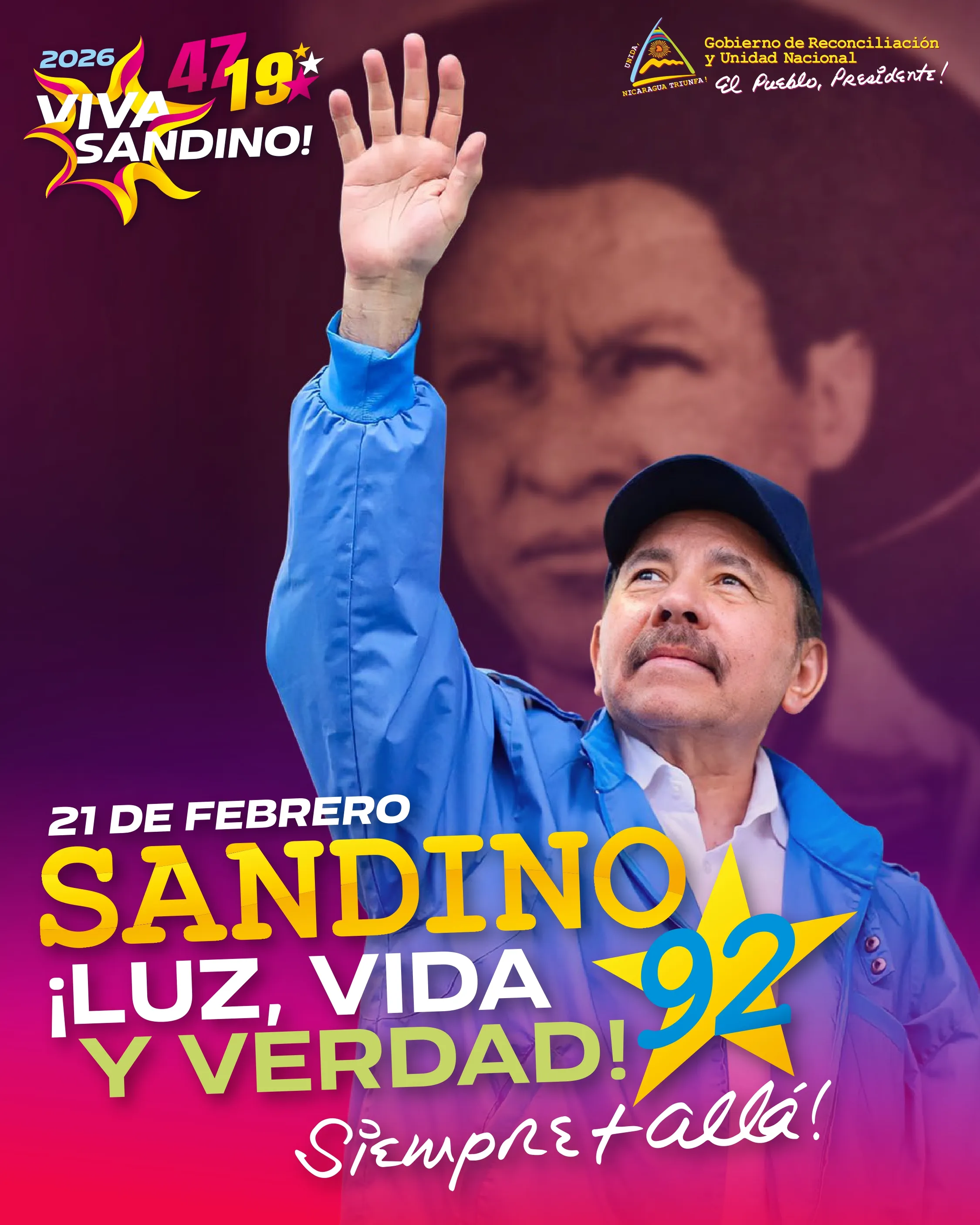 Imágenes: homenaje al General Augusto C. Sandino