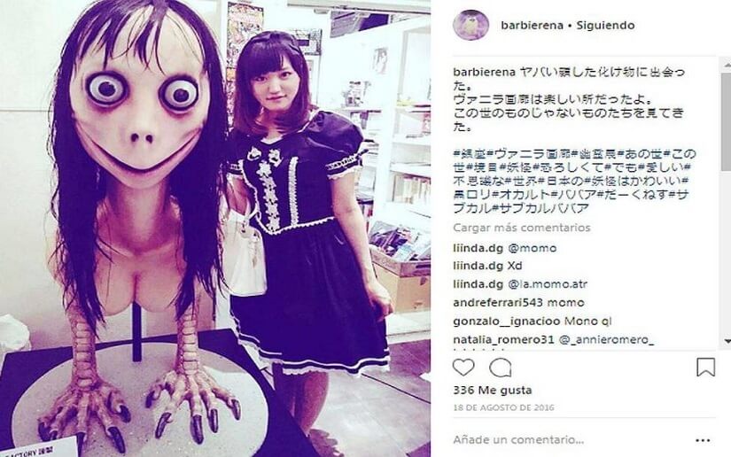 Momo la nueva tendencia de las redes